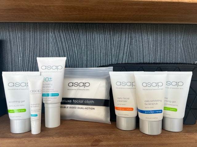 Asap Skin Essentials Pack : not available – SeaScape Massage & Body Centre